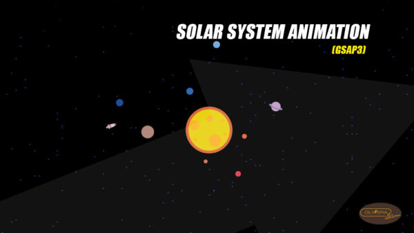 How to create Solar System Animation with HTML CSS GSAP3 | Web ...